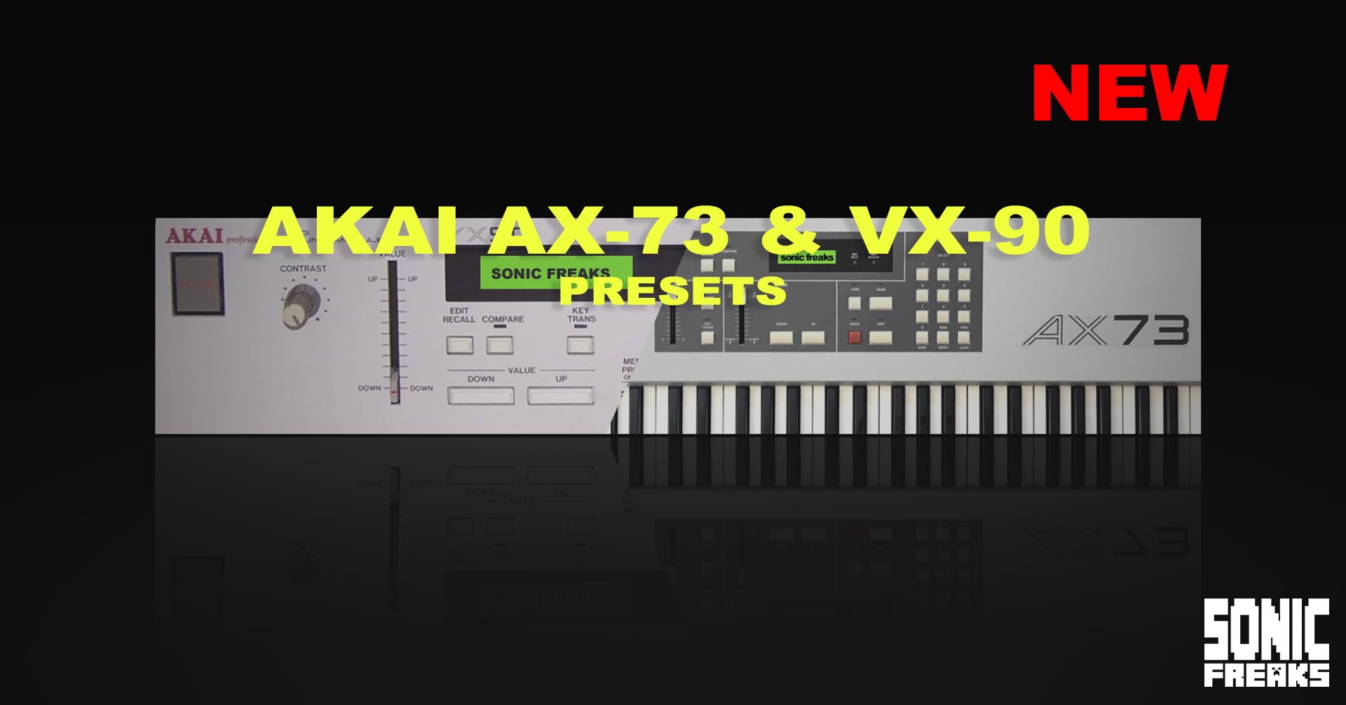 Akai AX73 & Akai VX90 patches by SONIC FREAKS